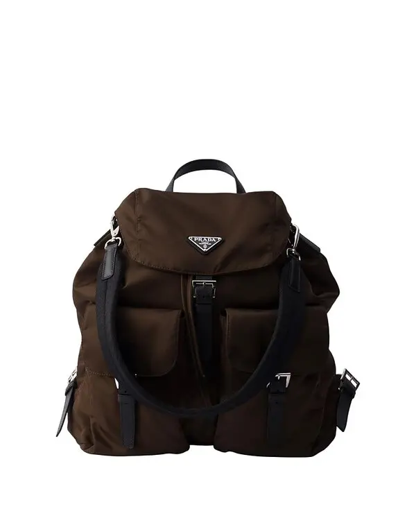 Prada Re-nylon Backpack - Brown