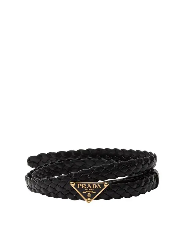Prada Nappa Leather Belt - Black