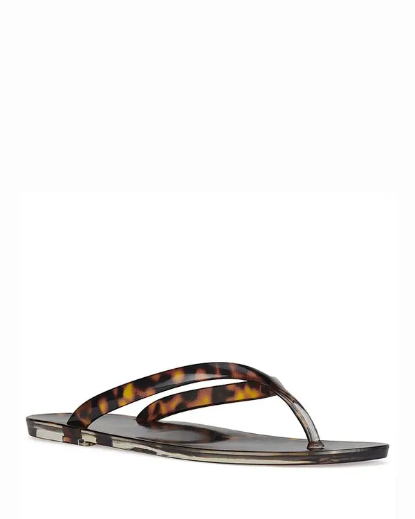 Jeffrey Campbell Jelly Thong Sandals - Tortoise