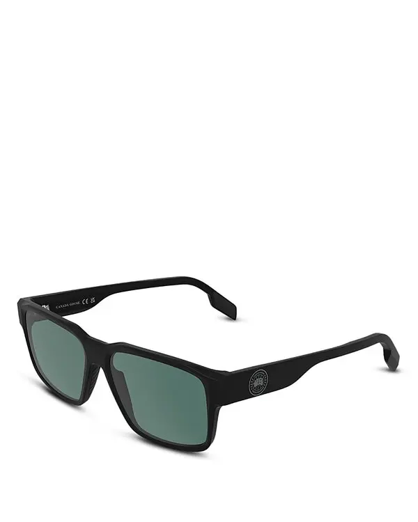 Canada Goose Sideris Rectangular Sunglasses - Matte Black