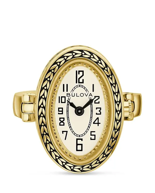 Bulova Heritage Ring Watch, 17mm - Gold/blue