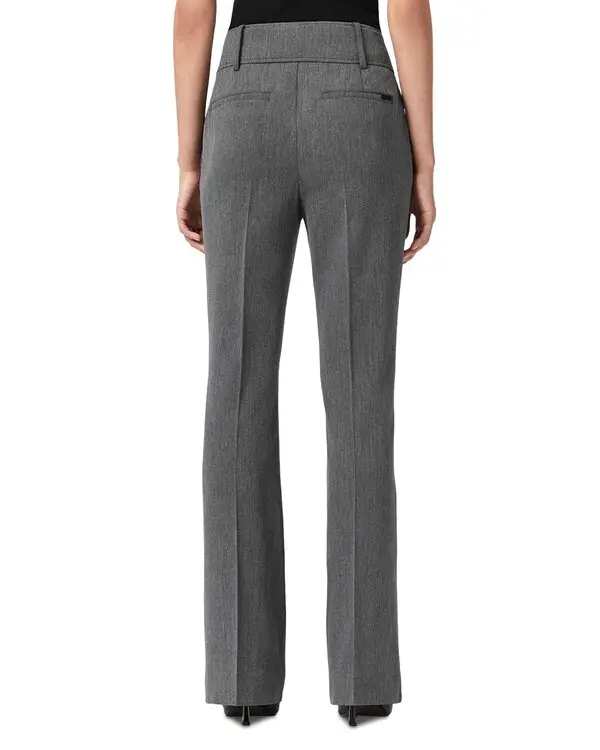 ALLSAINTS Astra Flare Leg Trousers - Grey