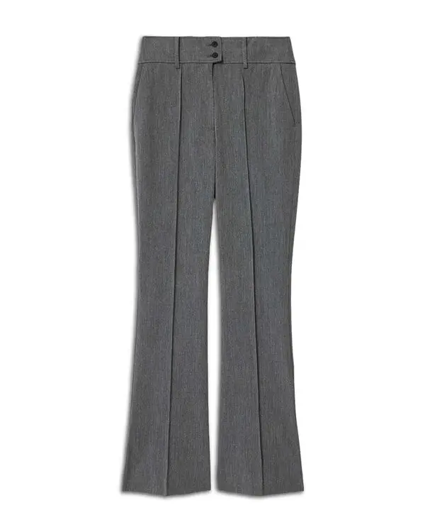 ALLSAINTS Astra Flare Leg Trousers - Grey