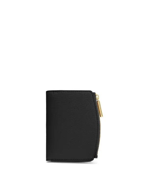 Cuyana Fold Zip Wallet - Black