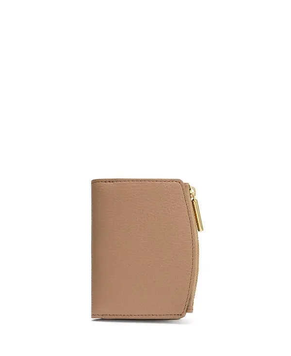 Cuyana Fold Zip Wallet - Cappuccino