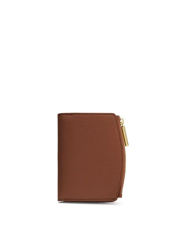 Cuyana Fold Zip Wallet - Dark Chestnut
