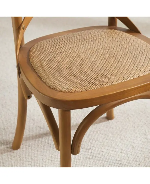 MODWAY Gear Dining Side Chair, Set Of 2 - Walnut