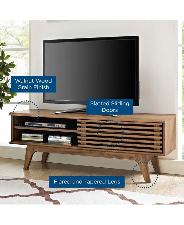 MODWAY Render 48a Tv Stand - Walnut