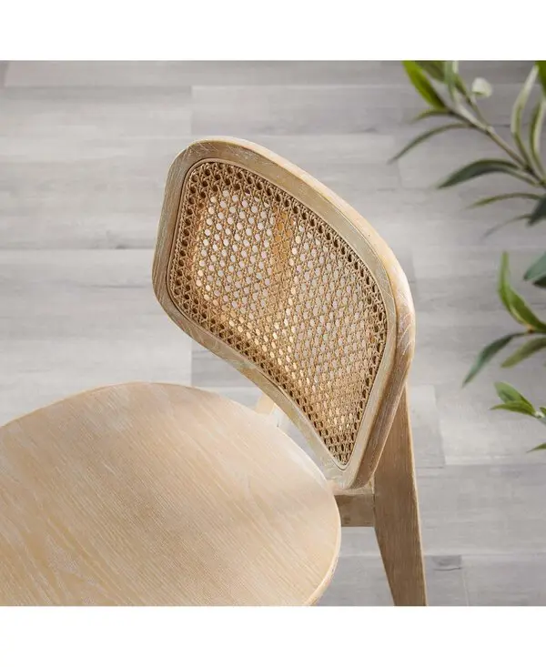 MODWAY Habitat Wood Dining Side Chair, Set Of 2 - Gray