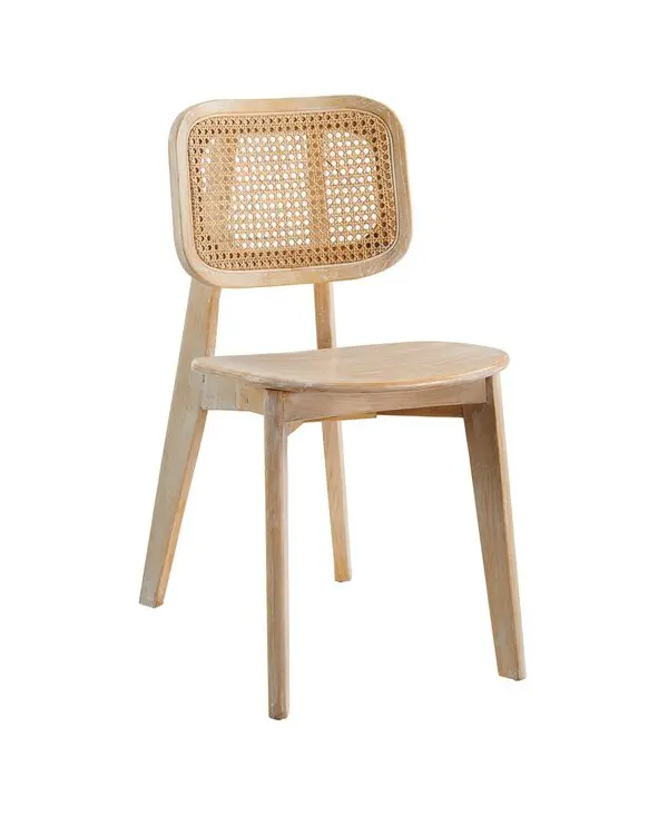 MODWAY Habitat Wood Dining Side Chair, Set Of 2 - Gray