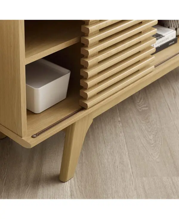 MODWAY Render 46 Corner Tv Stand - Oak