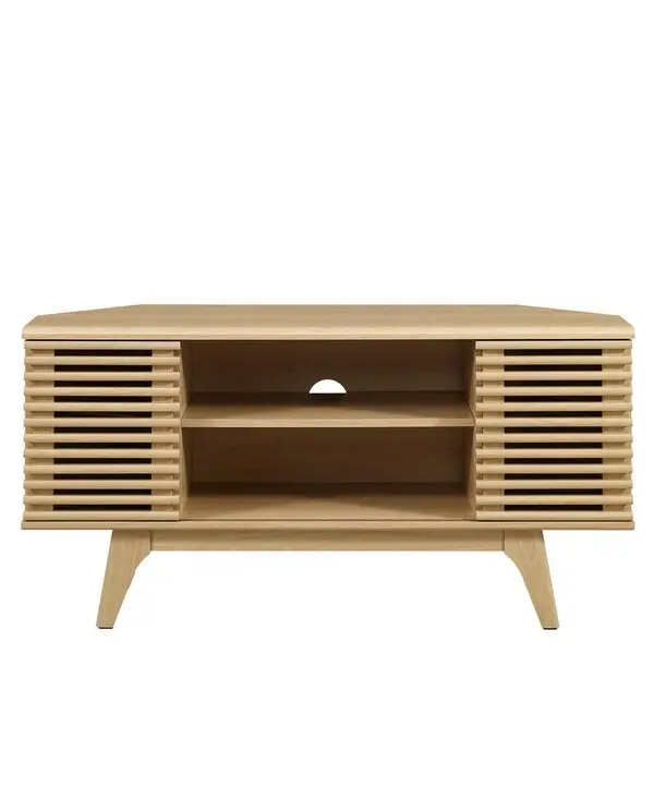 MODWAY Render 46 Corner Tv Stand - Oak