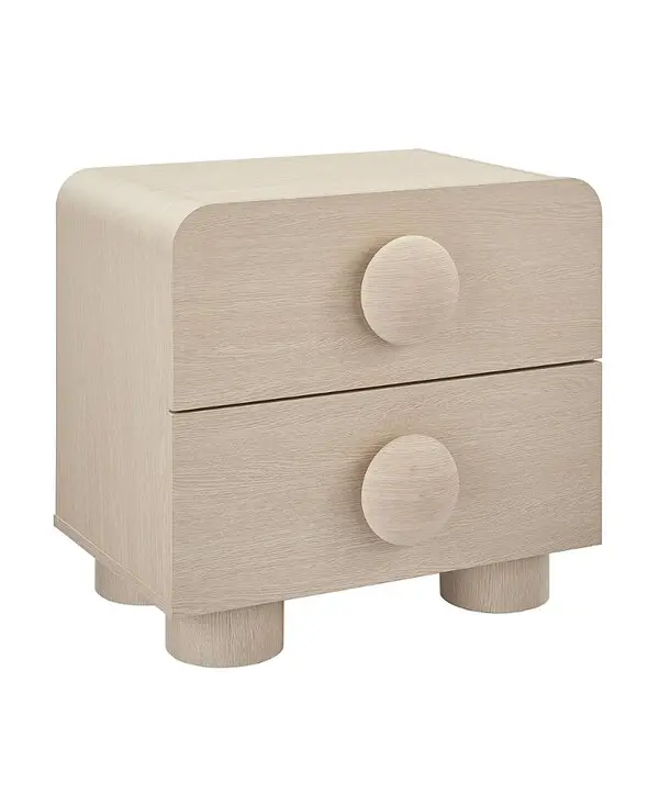 MODWAY Sonnet 2-drawer Nightstand - Ash