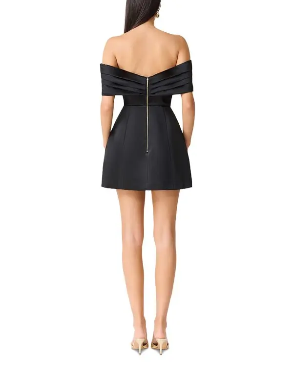 ELLIATT Off-the-shoulder Tulip Mini Dress