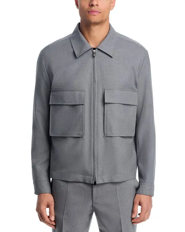 BOSS Relaxed-fit Jacket - Silver