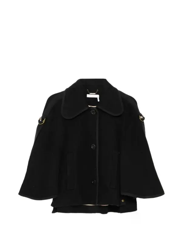 Chloé Cape-collar Coat