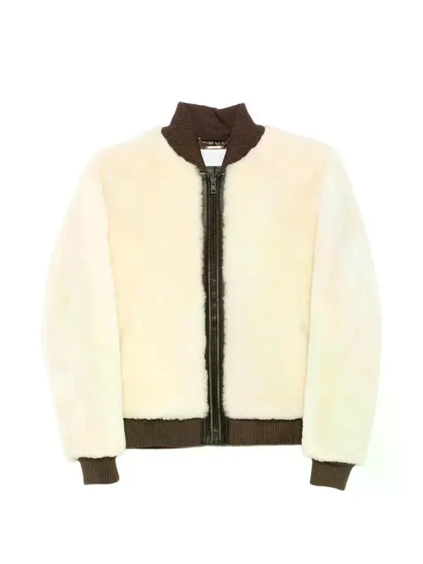 Chloé Leather Bomber Jacket