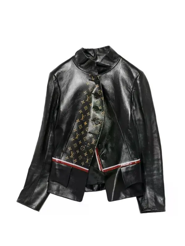 LOUIS VUITTON Monogram Leather Jacket