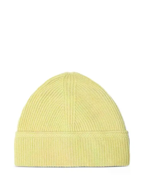 PAURA Jamal Ribbed Beanie - Yellow