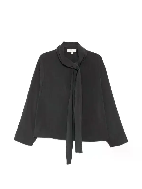 Studio Nicholson Colt Neck Tie Shirt - Grey