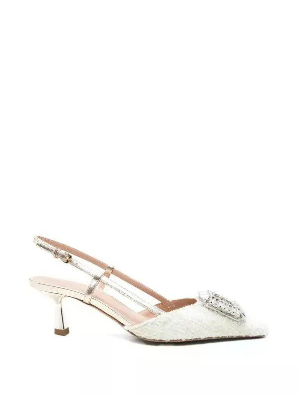 Roberto Festa Ingrid Buckle Pumps - Neutrals