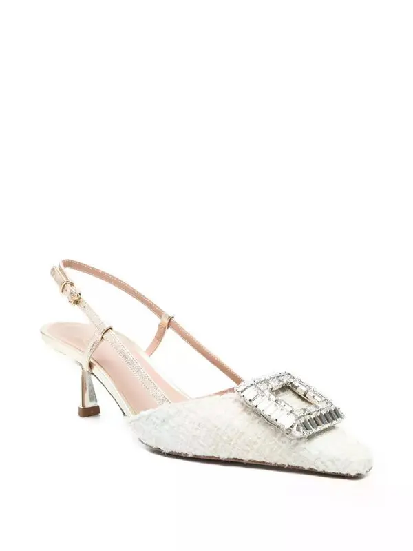 Roberto Festa Ingrid Buckle Pumps - Neutrals
