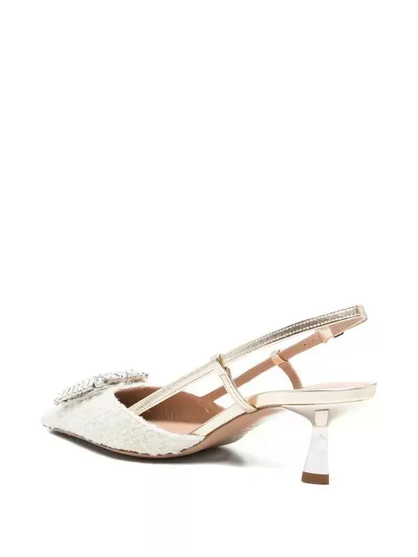 Roberto Festa Ingrid Buckle Pumps - Neutrals