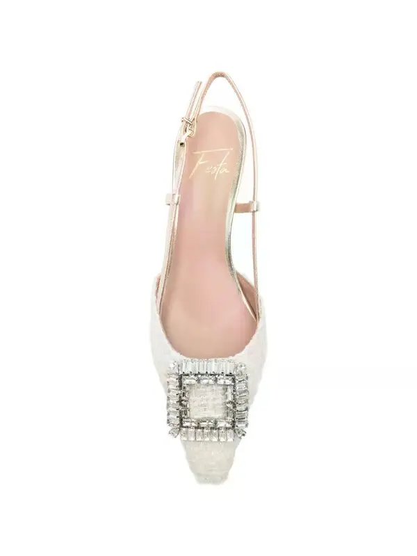 Roberto Festa Ingrid Buckle Pumps - Neutrals