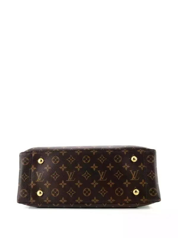 LOUIS VUITTON Flower Monogram Canvas Tote Bag