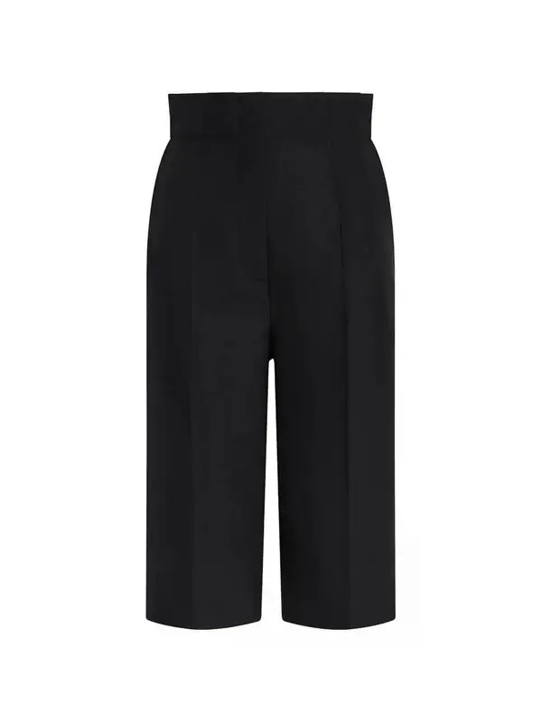 Khaite Raelle Capri Shorts - Black