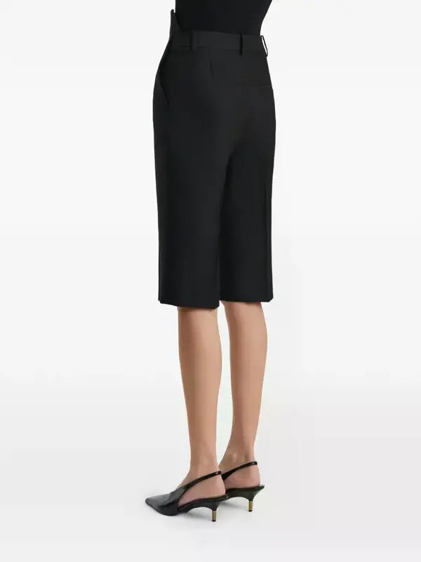 Khaite Raelle Capri Shorts - Black