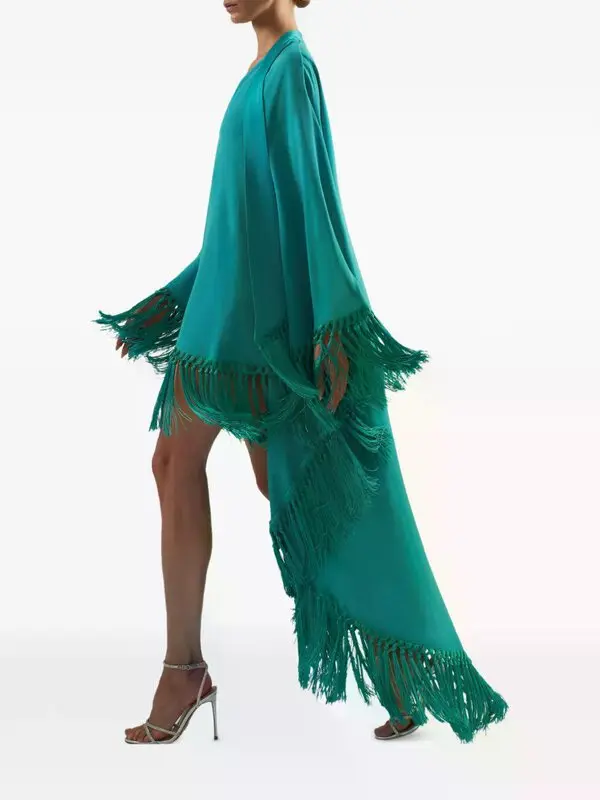 TALLER MARMO Cecil Kaftan Fringe Dress