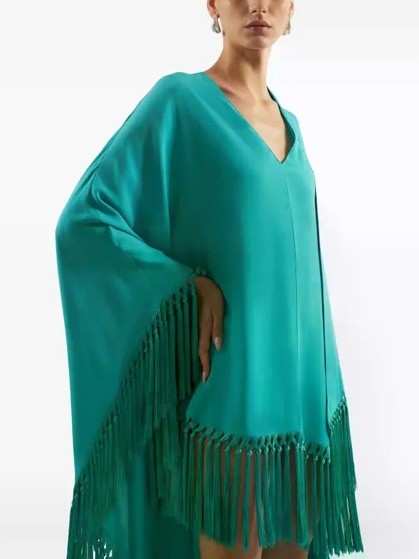 TALLER MARMO Cecil Kaftan Fringe Dress