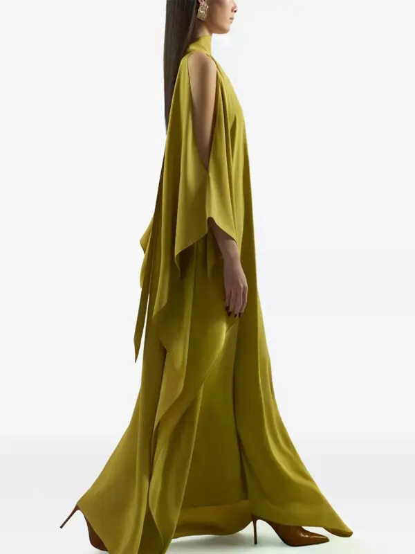 TALLER MARMO Barths Draped Cut-out Dress