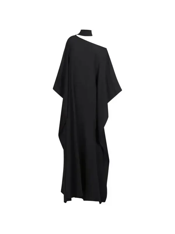 TALLER MARMO Barths One-shoulder Kaftan - Black