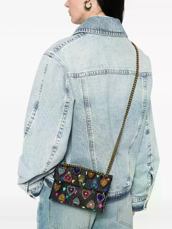 Kurt Geiger Mini Kensington Heart Embellished Shoulder Bag