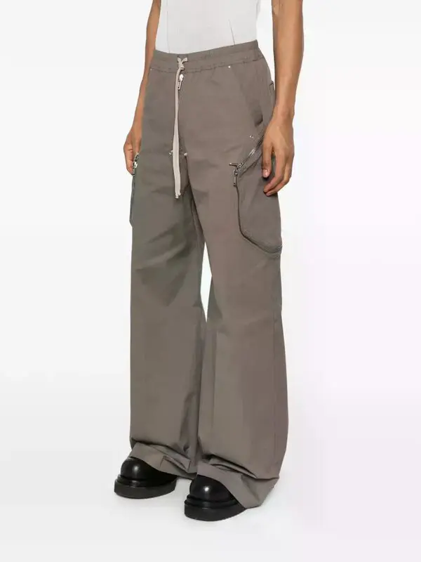 Rick Owens Heizer Belas Zip-pocket Trousers - Brown