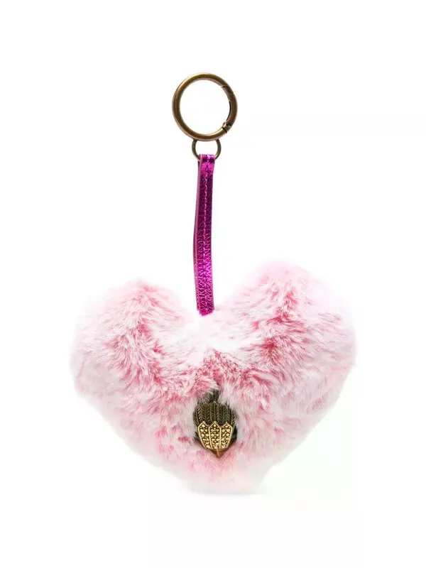 Kurt Geiger Textured Heart Charm - Pink