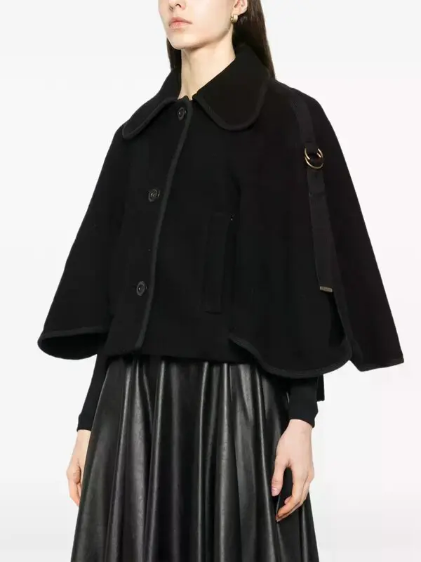 Chloé Cape-collar Coat