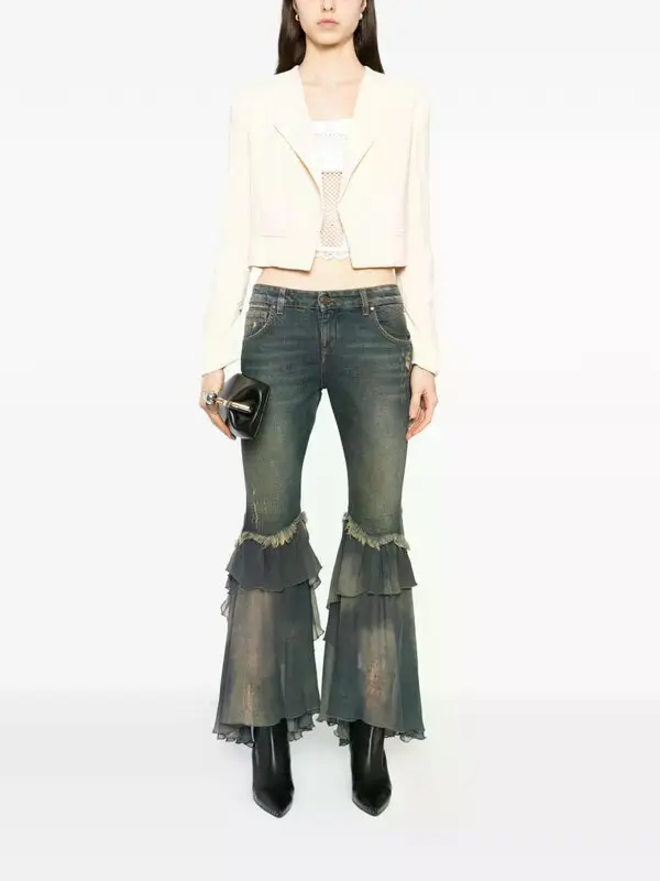 Chloé Cropped Open-front Blazer