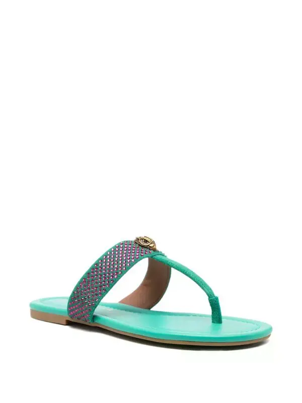 Kurt Geiger T-bar Sandals - Green
