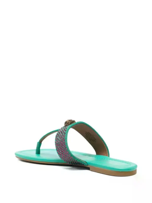 Kurt Geiger T-bar Sandals - Green