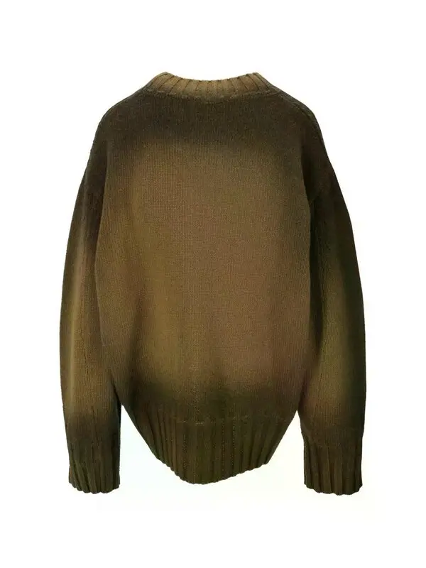 Attico Sprayed-wool Sweater - Brown