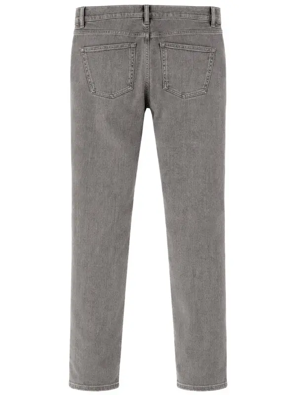 LARDINI Cotton Denim Jeans - Grey