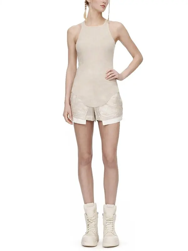 Rick Owens Cotton Tank Top - Beige