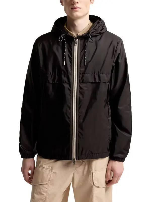 Moncler Nidge Jacket With Hood - Black