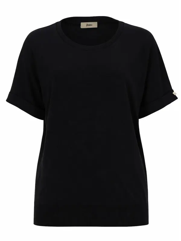 Herno Cotton-blend T-shirt - Black