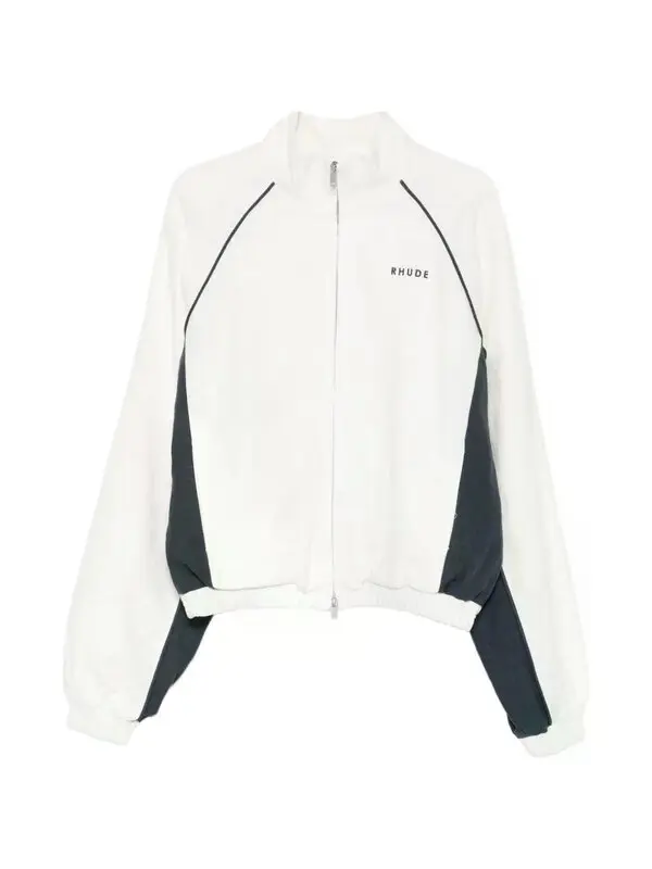 Rhude Ramona Zip-front Sweatshirt - White