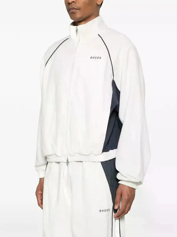 Rhude Ramona Zip-front Sweatshirt - White