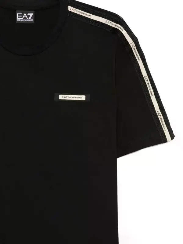 EA7 Logo-detail T-shirt - Black